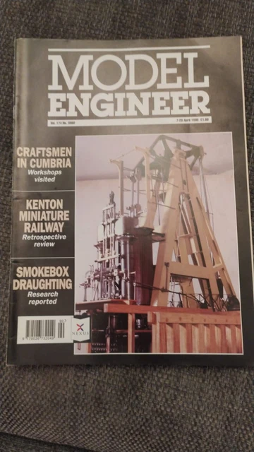 MODEL ENGINEER MAGAZINE Vol. 174 no. 3990 - 7 April 1995 £2.49 ...