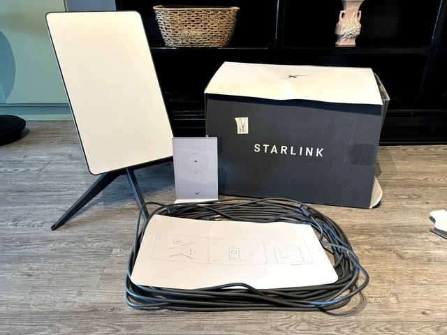 STARLINK V2 SATELLITE Dish Kit + Router + 75ft Cord - UTA-212 & UTR-211 ...