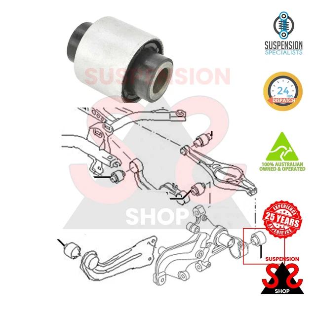 REAR AXLE LOWER Suit VW Tiguan 2.0 TDI 4motion TIGUAN (AD1, AX1) $33.64 ...