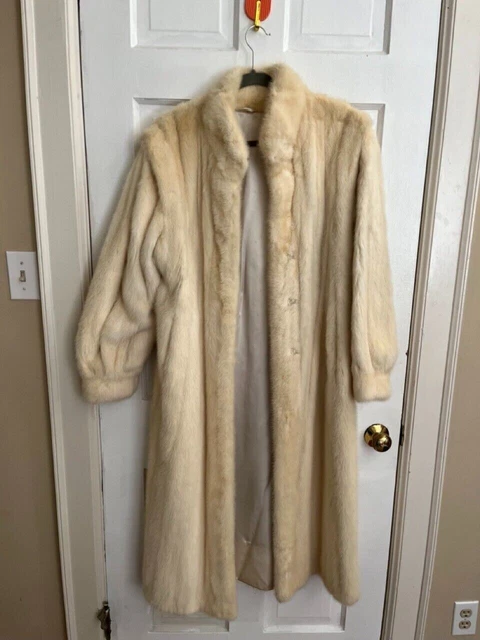 VINTAGE WOMENS GENUINE Full Length Mink Fur Coat $500.00 - PicClick