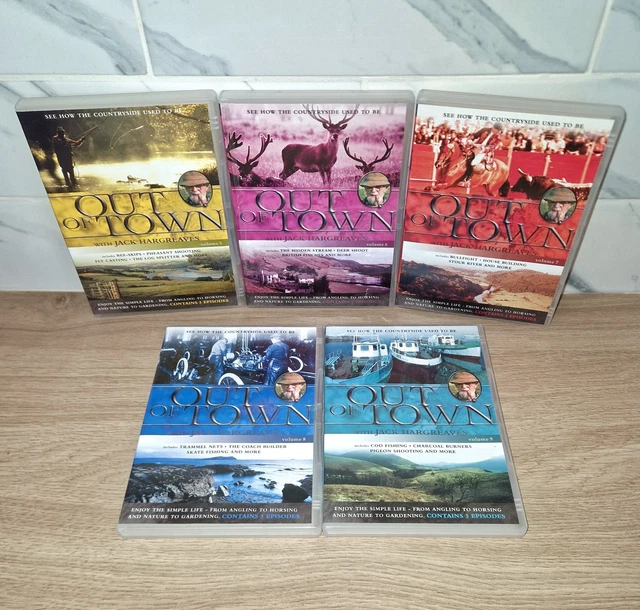 OUT OF TOWN WITH JACK HARGREAVES - Volumes 5, 6, 7, 8 & 9 (DVD, 5-Disc Set). £26.68 - PicClick UK