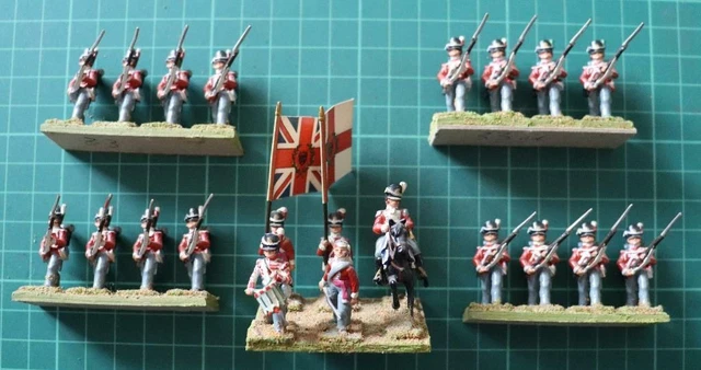 MINIFIGS 25MM NAPOLEONIC British Line Infantry Advancing x 21 £52.99 ...
