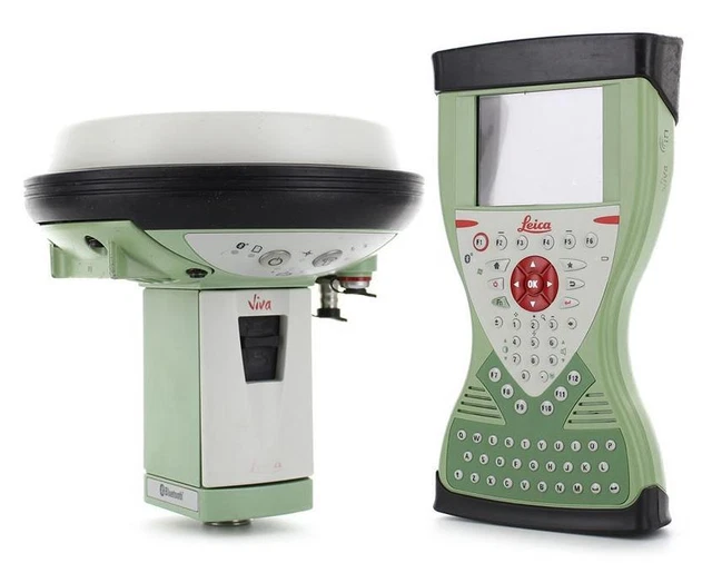 LEICA GS15 GNSS RTK Base & Rover Receiver Set w/ CS15 Field Controller ...