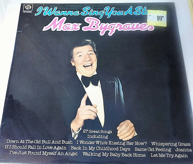 MAX BYGRAVES I Wanna Sing You A Story 1975 12" vinyl LP vintage Record ...
