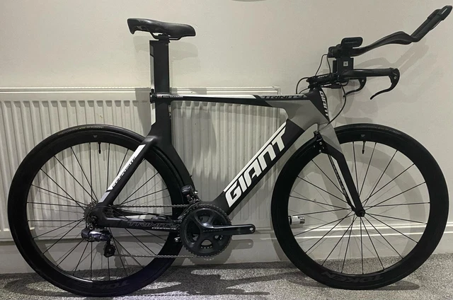 GIANT TRINITY CARBON TT / Time Trial / Triathlon Bike Size M Ultegra ...