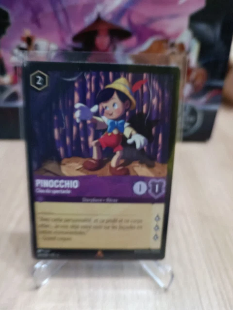 CARTE DISNEY LORCANA - Chapitre 2 - Pinocchio - Rare - 56/204 - NON ...