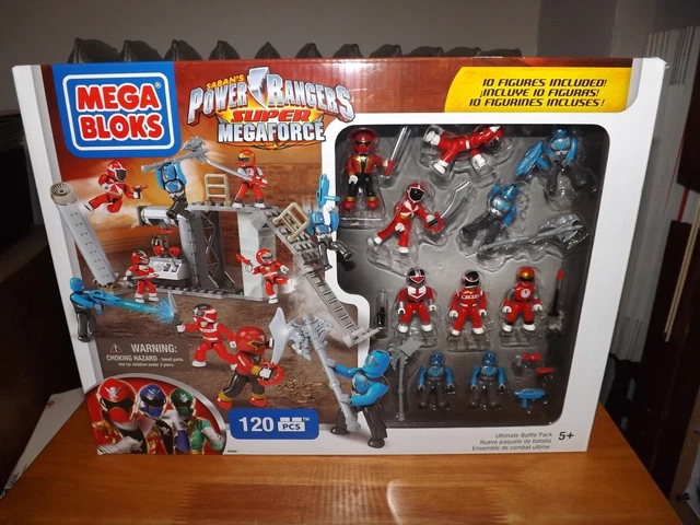 MEGA BLOKS, POWER Rangers Super Megaforce, Ultimate Battle Pack, #89600 ...