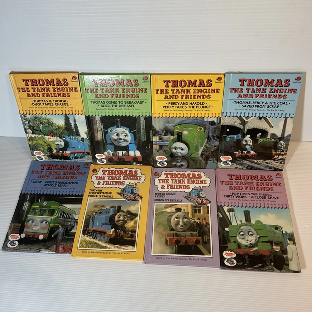 THOMAS THE TANK Engine and Friends Vintage Ladybird Book Bundle x 8 ...
