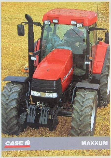 LEAFLET TRACTOR BROCHURE CASE IH MAXXUM tractor prospectus tractor £20.99 - PicClick UK