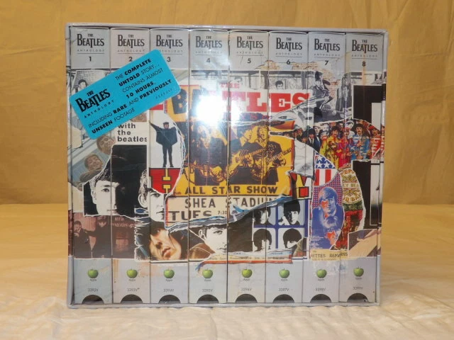 THE BEATLES ANTHOLOGY - VHS Box Set 1996 Apple Capitol 8 Video Cassette Tape Set £13.04 ...