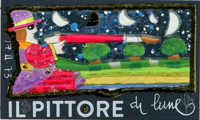 FRANCESCO MUSANTE - IL PITTORE DI LUNE serigrafia firmata EUR 35,00 ...