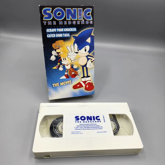 SONIC THE HEDGEHOG: The Movie (VHS, English, 1999) Tested / RARE £168. ...
