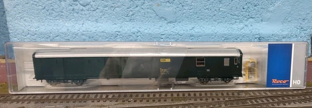 ROCO 64365 SWISS Postal Car No. PTT 939 Unused In Box With Detail Pack ...