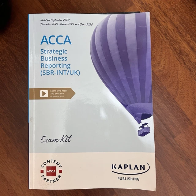 ACCA SBR EXAM Kit by Kaplan June 2025 Expiry £21.51 - PicClick UK
