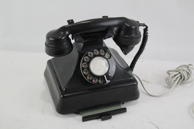 VINTAGE BLACK BAKELITE Telephone 1950s w/ Bell Box £71.00 - PicClick UK
