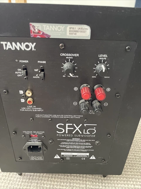 TANNOY SFX 5.1 Powered Subwoofer - Faulty £52.69 - PicClick UK
