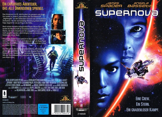 (VHS) SUPERNOVA - James Spader, Angela Bassett, Robert Forster, Peter ...