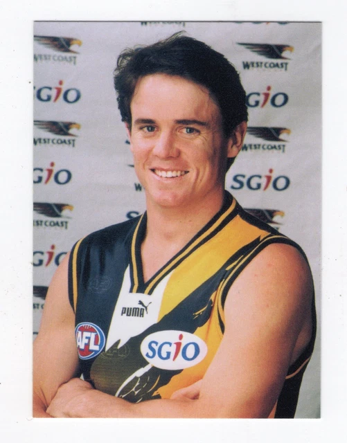 AFL WEST COAST Eagles Club issued card, SGIO 2002 Rowan Jones EUR 3,71 ...