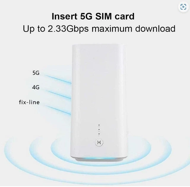 HUAWEI 5G CPE Pro Router H112-372 SIM Free WiFi 6 (802.11ax) For EE ...