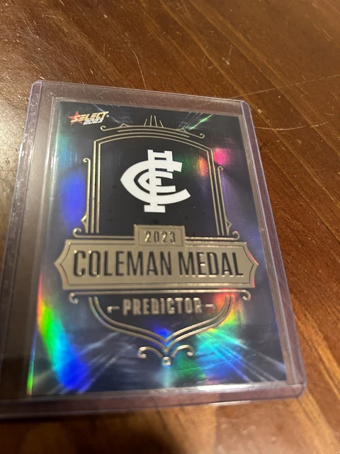 2023 FOOTY STARS CARLTON COLEMAN MEDAL PREDICTOR 172 of 260… $220.50 ...
