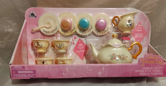 NEW DISNEY STORE Disney Princess Magical Tea Set With Sounds 14 Piece ...