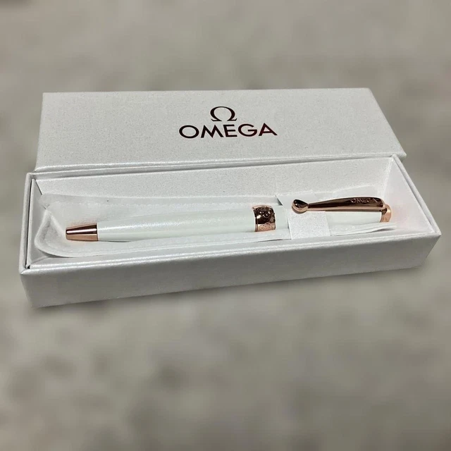 NEW AND UNUSED OMEGA ballpoint pen white $280.37 - PicClick AU