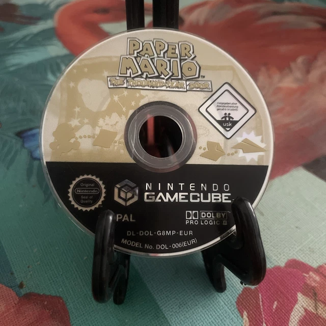 RARE PAPER MARIO: The Thousand Year Door - GameCube - PAL - DISQUE ...