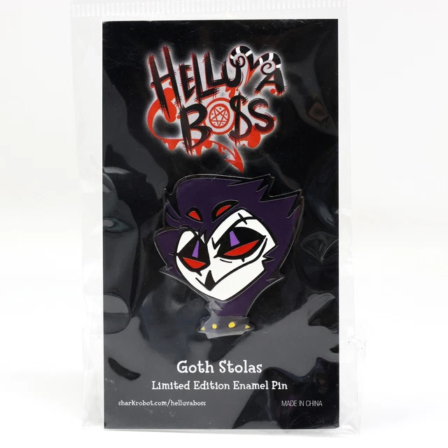 HELLUVA BOSS GOTH Stolas Limited Edition Enamel Pin Vivziepop Hazbin ...