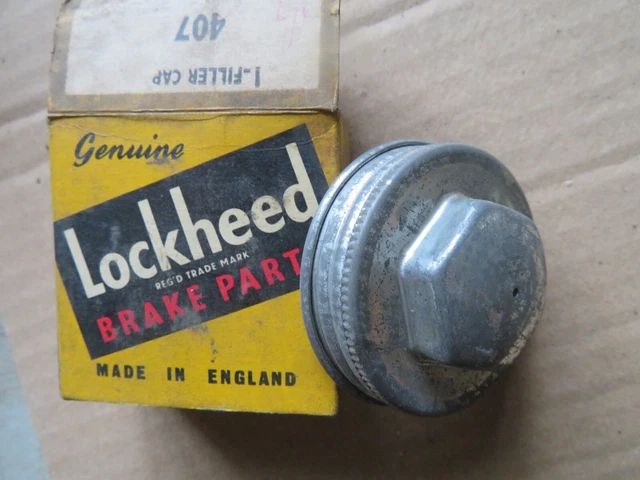 LOCKHEED MASTER CYLINDER Cap 407 N.o.s £5.99 - PicClick UK