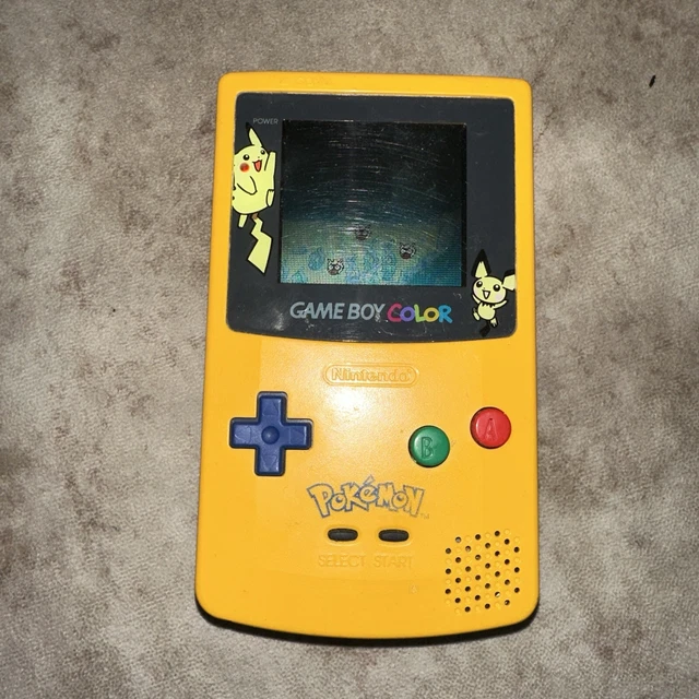 CONSOLE NINTENDO GAME Boy Color Pokemon Pikachu, Officielle (son HS ...