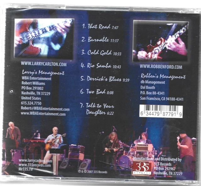 LARRY CARLTON WITH Special Guest Robben Ford Live In Tokyo New And ...