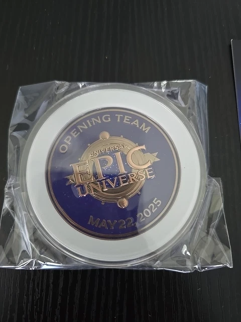 UNIVERSAL ORLANDO EPIC Universe Grand Opening Team Member Medallion ...