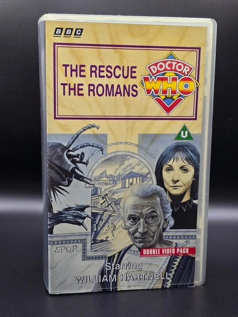 DOCTOR WHO VHS Video Cassette The Rescue The Romans William Hartnell ...