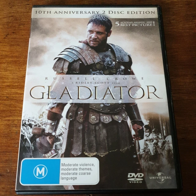 GLADIATOR DVD 10TH Anniversary Edition R4 Like New! FREE POST £6.29 ...