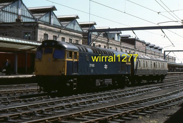 ORIGINAL RAILWAY SLIDE Class 27 27042 at Carlisle 04.07.84 £3.99 ...