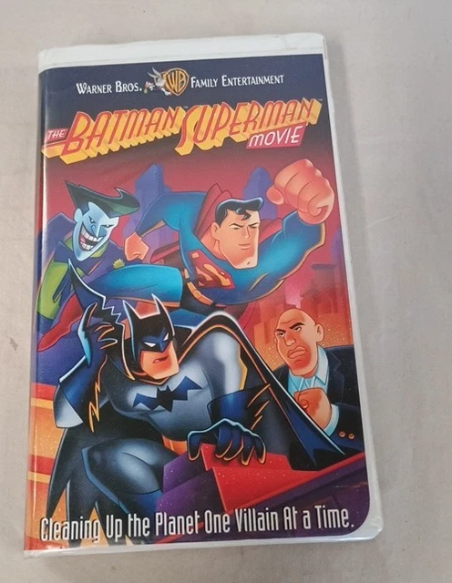 WB THE BATMAN Superman Movie (VHS, 1998, Clamshell) £8.84 - PicClick UK