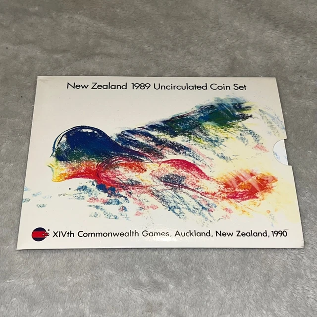 NEW ZEALAND 1989 Uncirulated Coin Set XIVth Commonwealth Games ...
