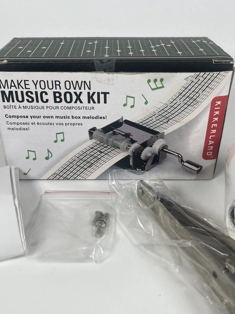 KIKKERLAND MECHANICAL MUSIC Box Set 1200 DIY Kit Customizable Songs £23 ...