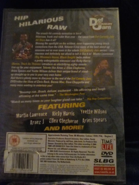 NEW RUSSELL SIMMONS' Def Comedy Jam All Stars 6 dvd Ricky Harris Martin ...