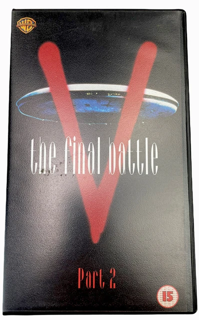 V THE FINAL Battle Part 2 VHS Video Cassette Tape Small Black Box PAL ...
