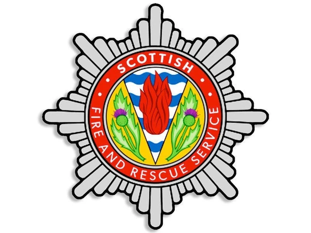 11CM AUTO-AUFKLEBER STICKER Scottish Fire Rescue Service Feuerwehr ...