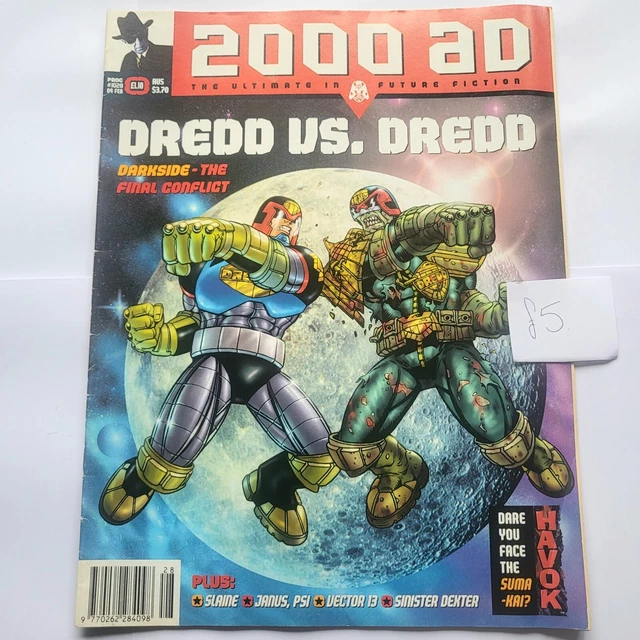 2000AD DREDD VS Dredd Comic. Issue No.1028. Darkside- The Final ...