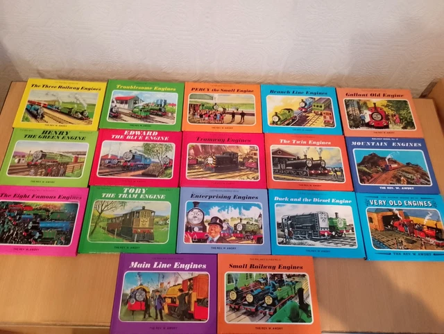 THOMAS THE TANK Engine Book Club Bundle x17 Books Rev W Awdry Grolier ...