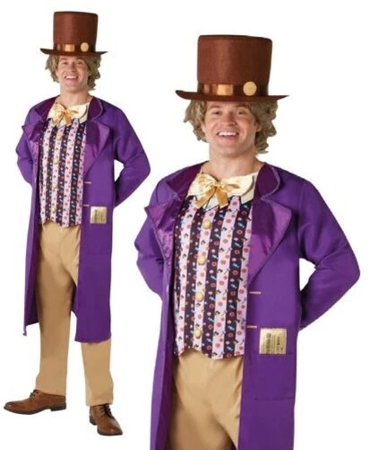 DÉguisement Willy Wonka Roald Dahl Hommes Chocolat Usine Livre Jour