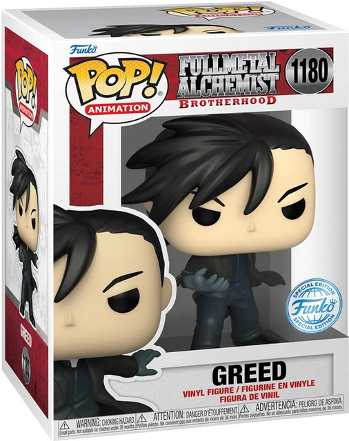 FUNKO POP ! Animation Full Metal Alchemist Brotherhood Greed n° 1180 ...