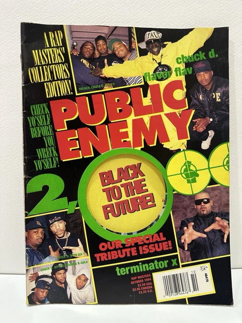 RARE RAP MASTERS Magazine Oct 1994 Public Enemy Tribute Chuck D Flavor ...