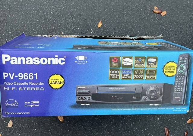 PANASONIC VHS VCR Player PV-9661 OmniVision 4 Head Hi-Fi Open Box £143. ...