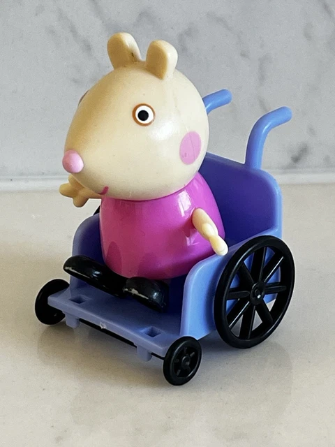 PEPPA PIG POSABLE Figure - Mandy Mouse & Her Wheelchair £8.98 - PicClick UK
