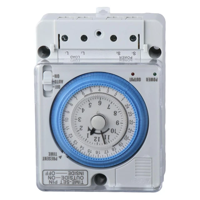 PC MECHANICAL TIME Control Switch AC 100-240V Mechanical Timer ...