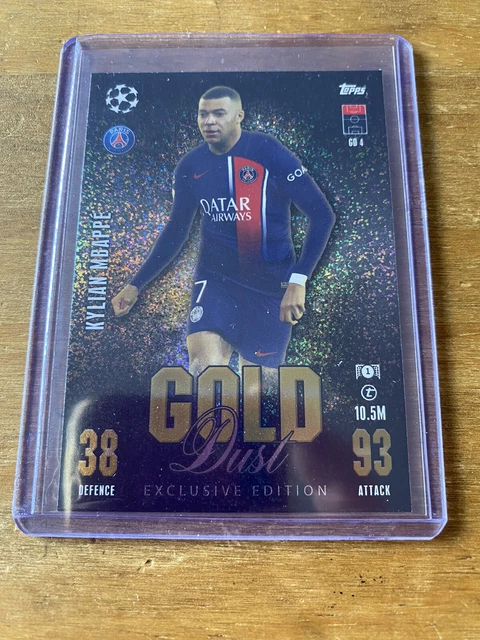 MATCH ATTAX 23/24 Gold Dust PSG Kylian Mbappe £15.00 - PicClick UK